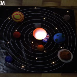 Solar system working model - Projectronics